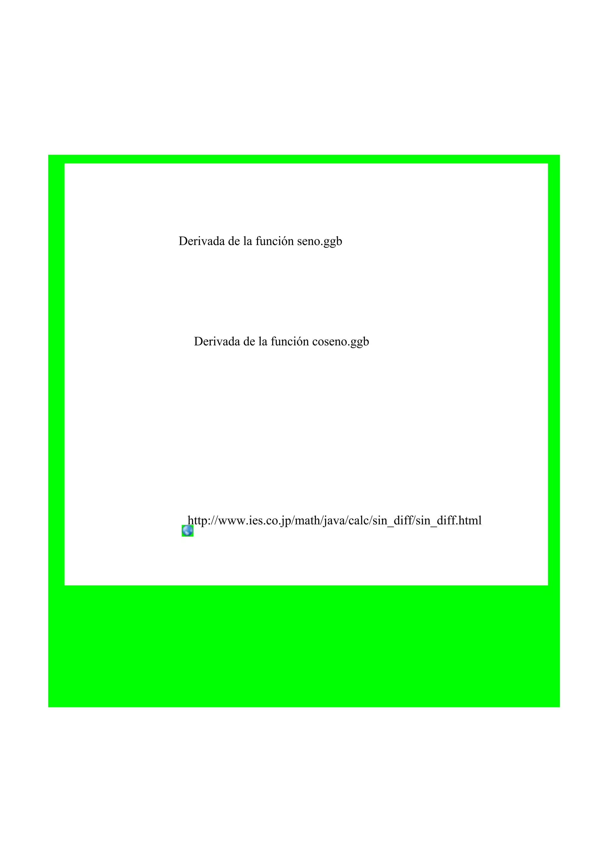 Ib maths sl derivatives of transcendental functions | PDF