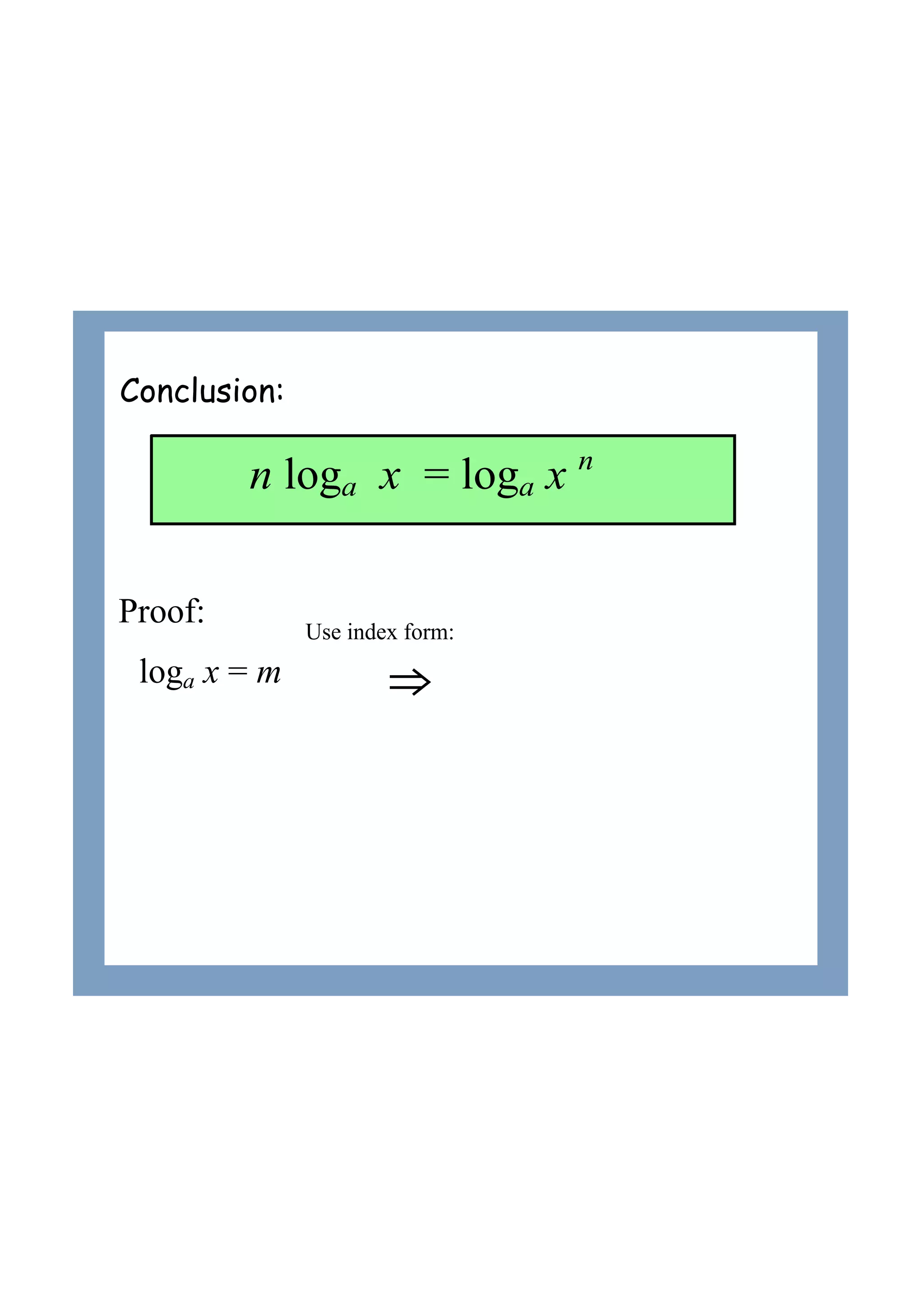 Ib maths sl logarithms laws | PDF