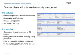 Ibm b2 b integration gateway banking deck v7 121114 | PPT