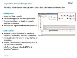 Ibm b2 b integration gateway banking deck v7 121114 | PPT