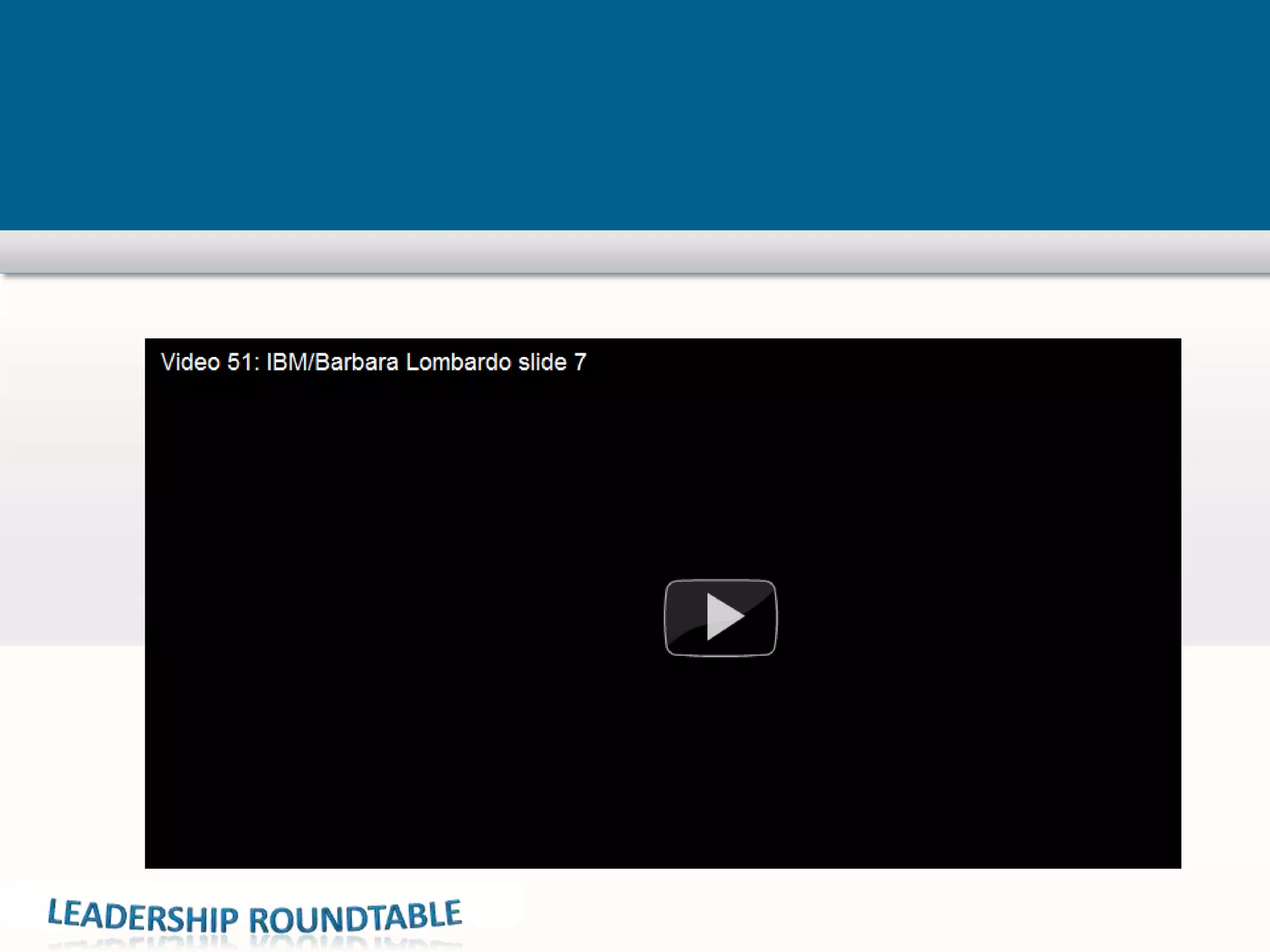 The IBM Leadership Development Framework | PPTX