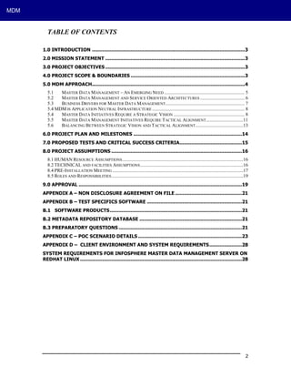 Ibm based mdm poc | PDF
