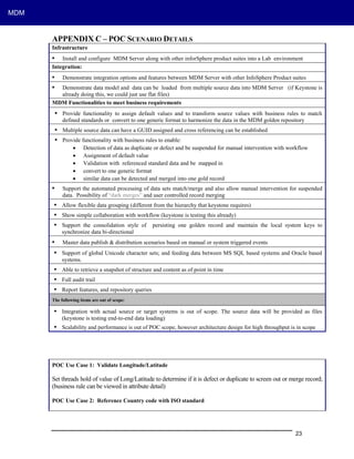 Ibm based mdm poc | PDF