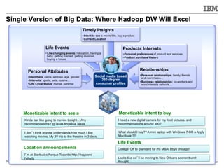 Ibm big data ibm marriage of hadoop and data warehousing | PDF