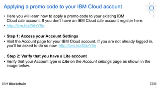 Ibm blockchain 2.0 cloud login v3 | PPT