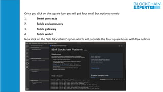 IBM blockchain platform for hyperledger fabric using vs code | PPTX | Computing | Technology ...