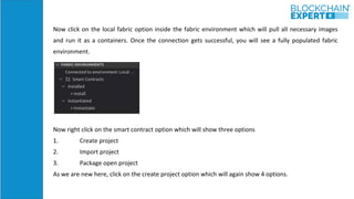 IBM blockchain platform for hyperledger fabric using vs code | PPTX | Computing | Technology ...