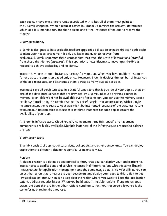 Ibm bluemix | DOCX | Cloud Computing | Internet