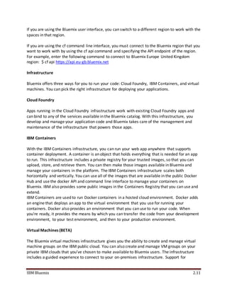 Ibm bluemix | DOCX