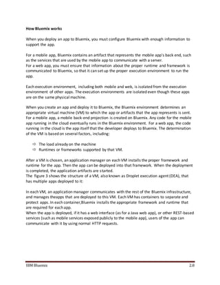 Ibm bluemix | DOCX