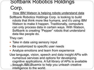Ibm bluemix case study | PPTX