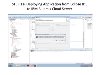 IBM Bluemix Cloud Platform Application Development with Eclipse IDE | PPT