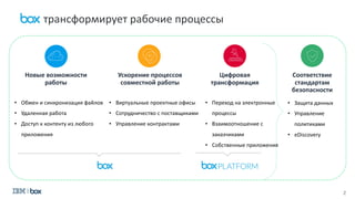 IBM Box - решение корпоративного уровня для синхронизации и обмена файлами | PDF | Computing ...