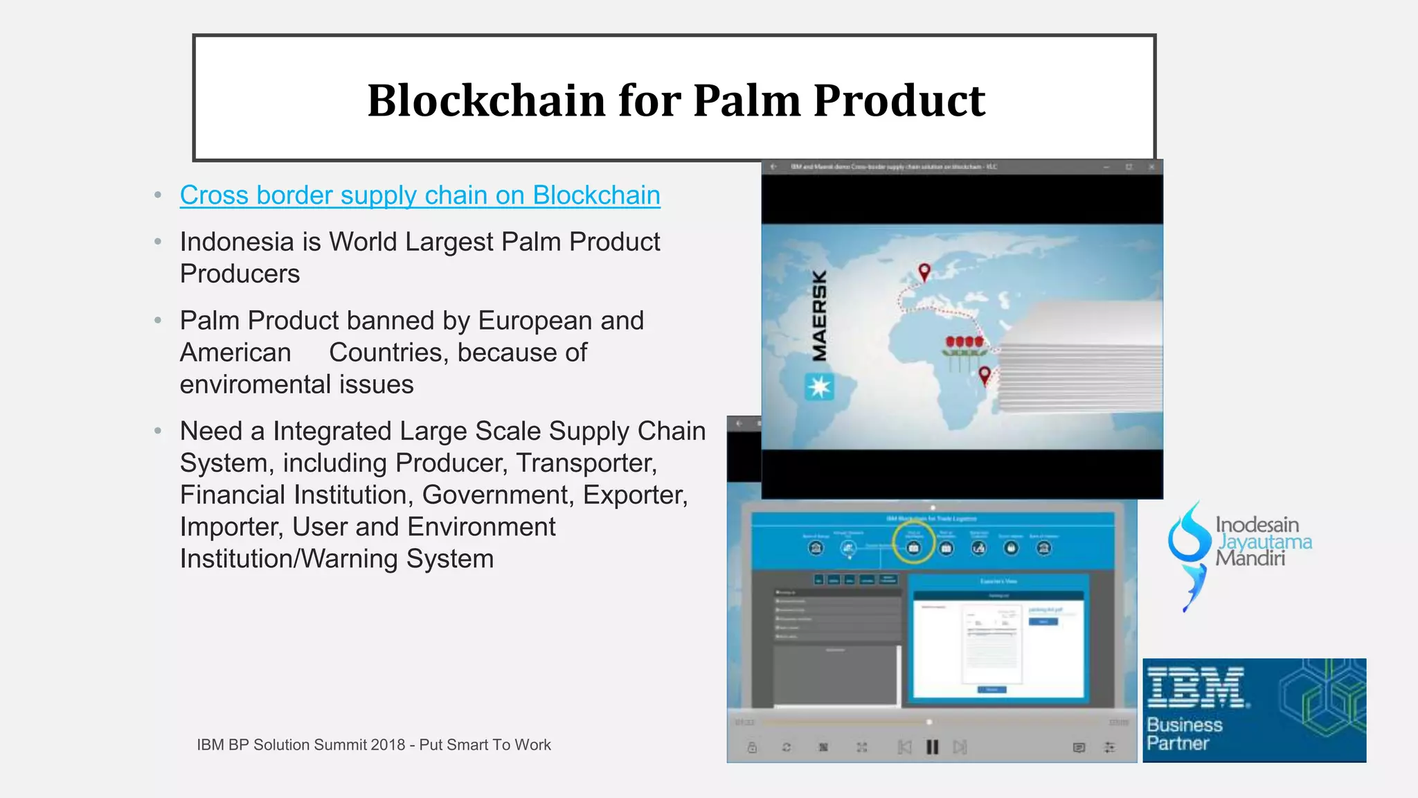 IBM BP Solution Summit 2018 - Inodesain | PPTX