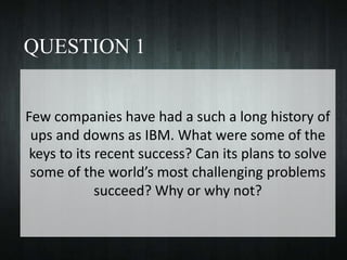 Ibm case study | PPTX