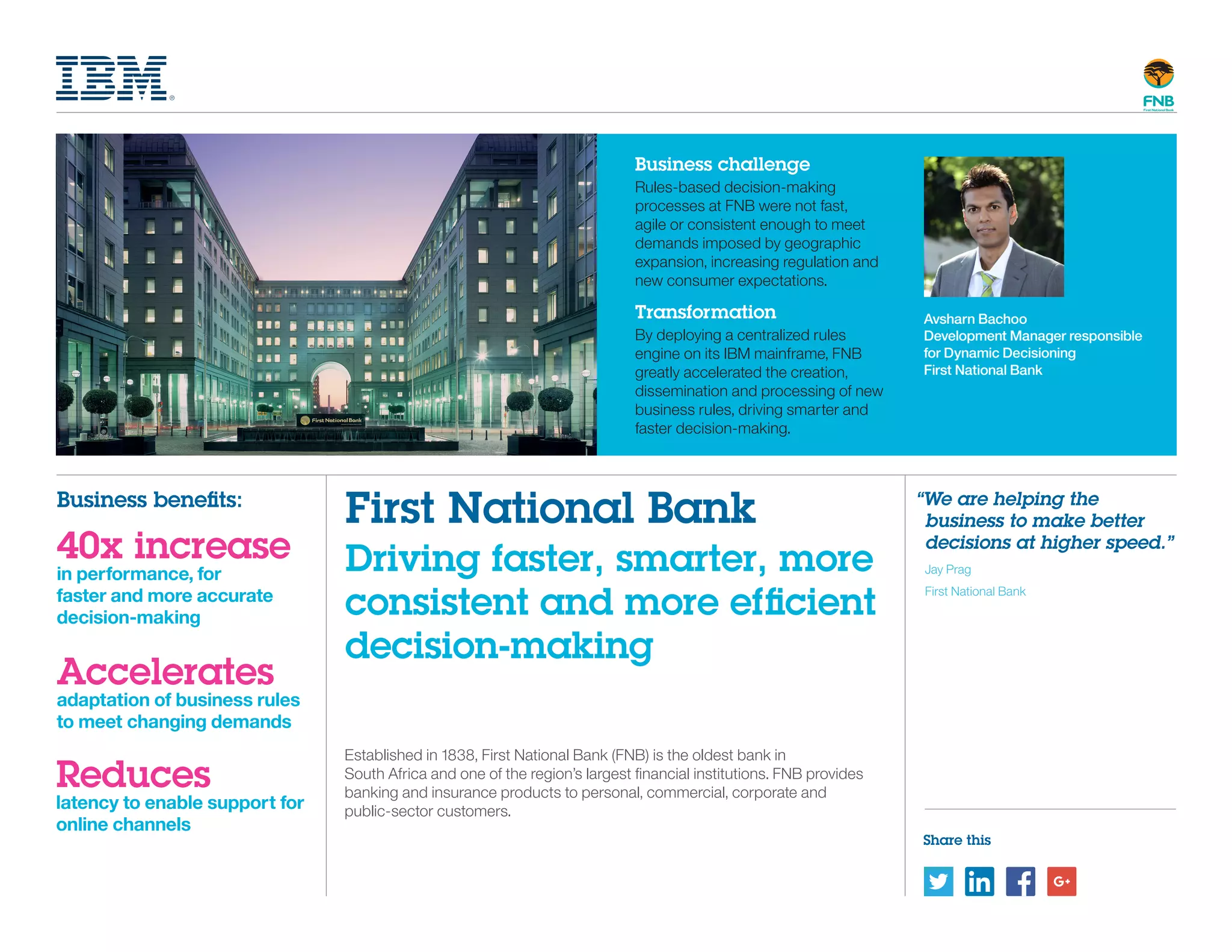 IBM case study Avsharn Bachoo | PDF