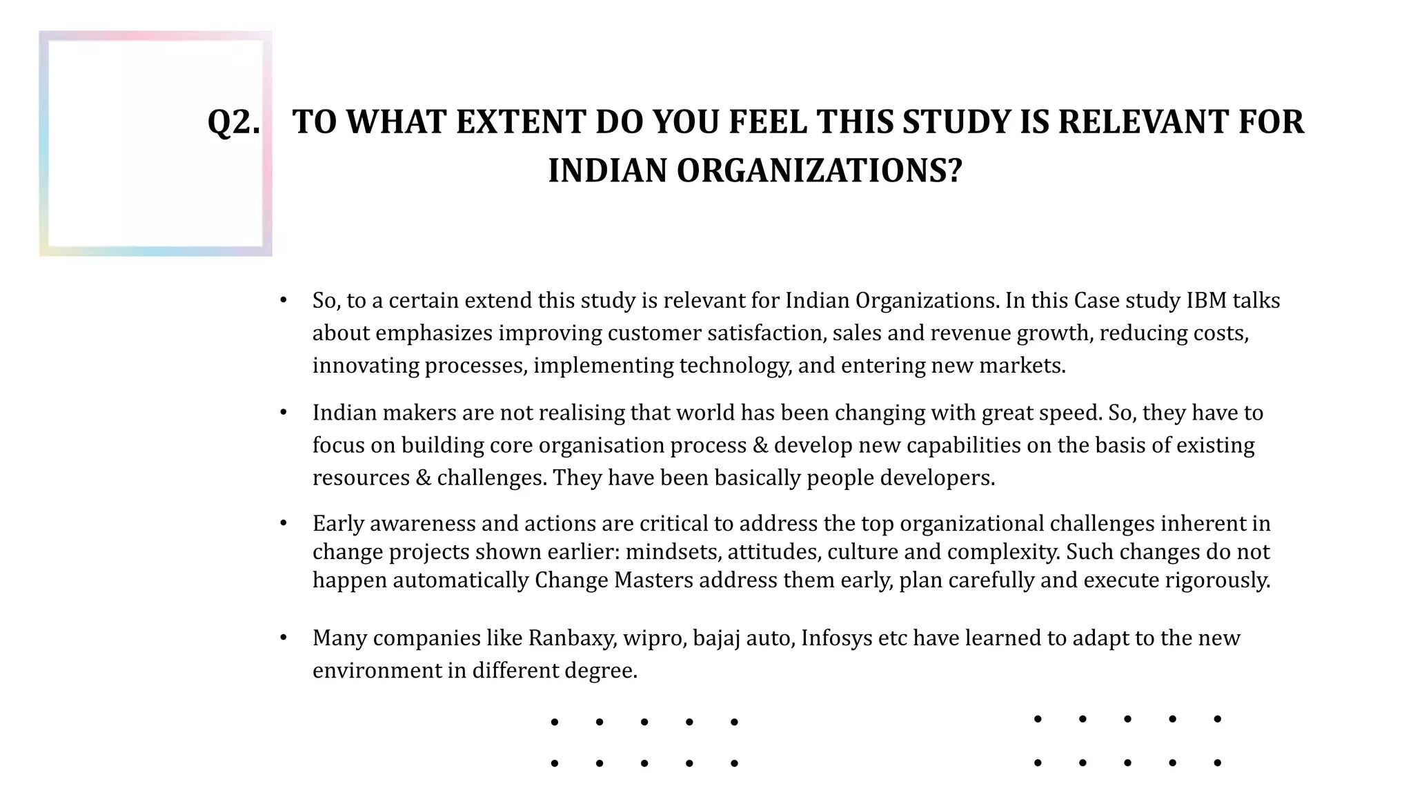 Ibm case study final | PPTX