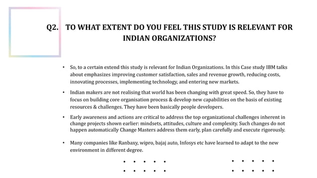 Ibm case study final | PPTX