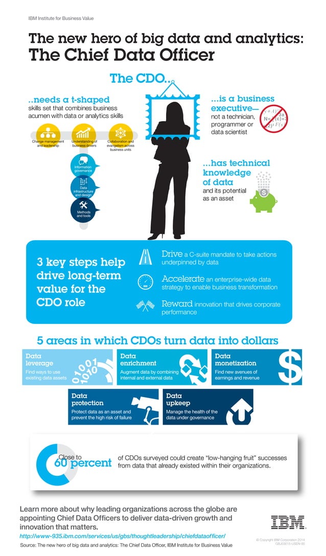 Role of the Chief Data Office Infographic by IBM | PDF