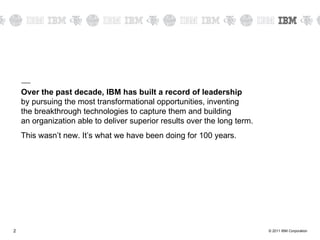 IBM centennial | PPT