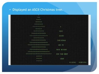 IBM Christmas card attach: CS571 | PPT