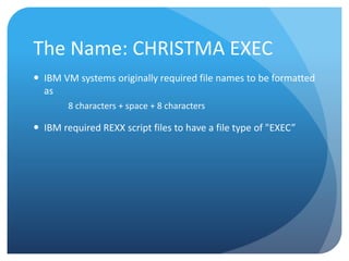 IBM Christmas card attach: CS571 | PPT