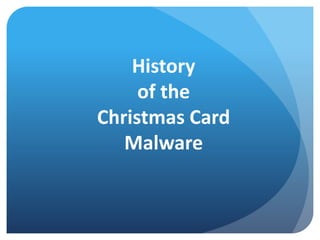 IBM Christmas card attach: CS571 | PPT