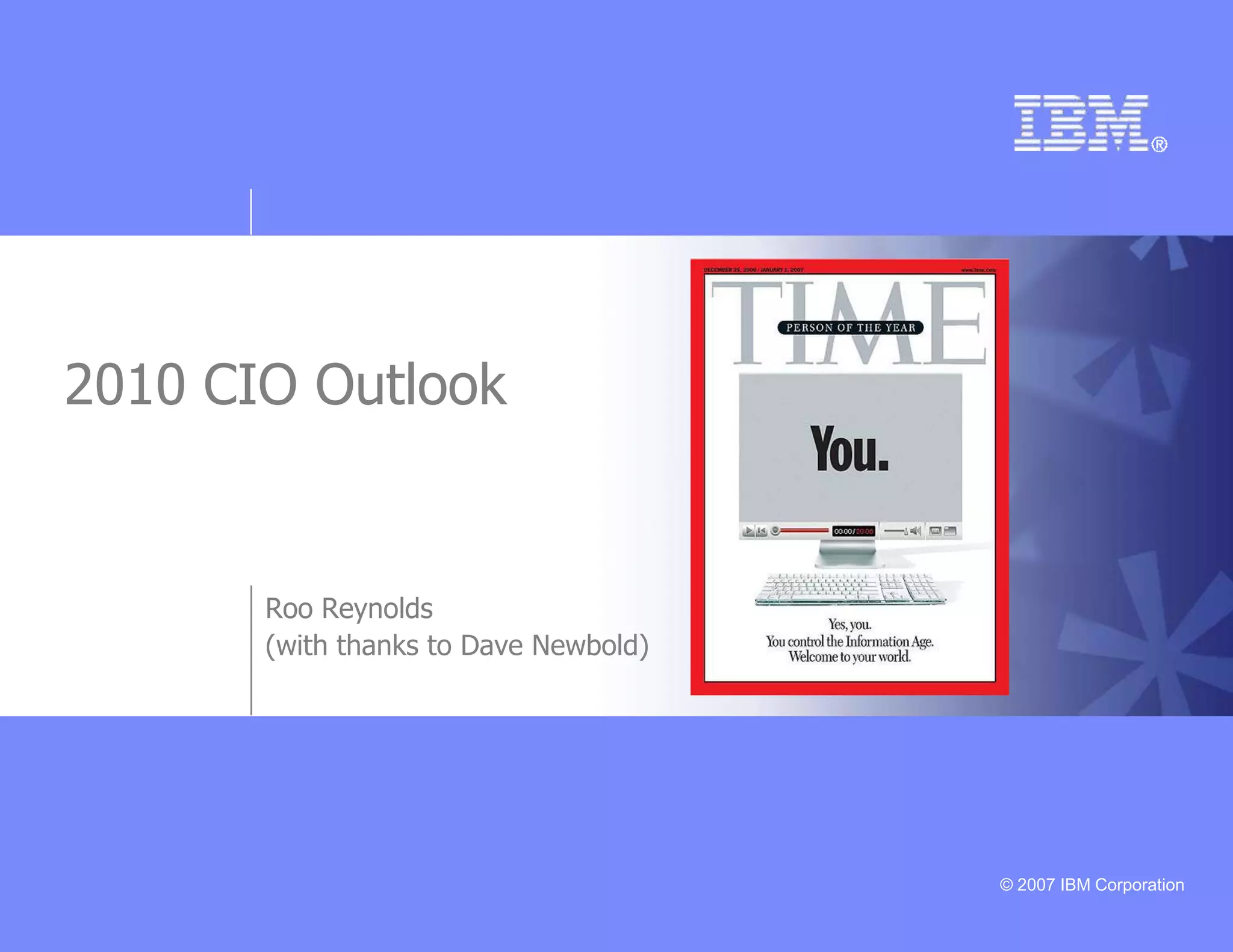 Ibm Cio 2010 Outlook | PPT