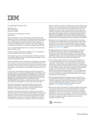 IBM Cloud | PDF