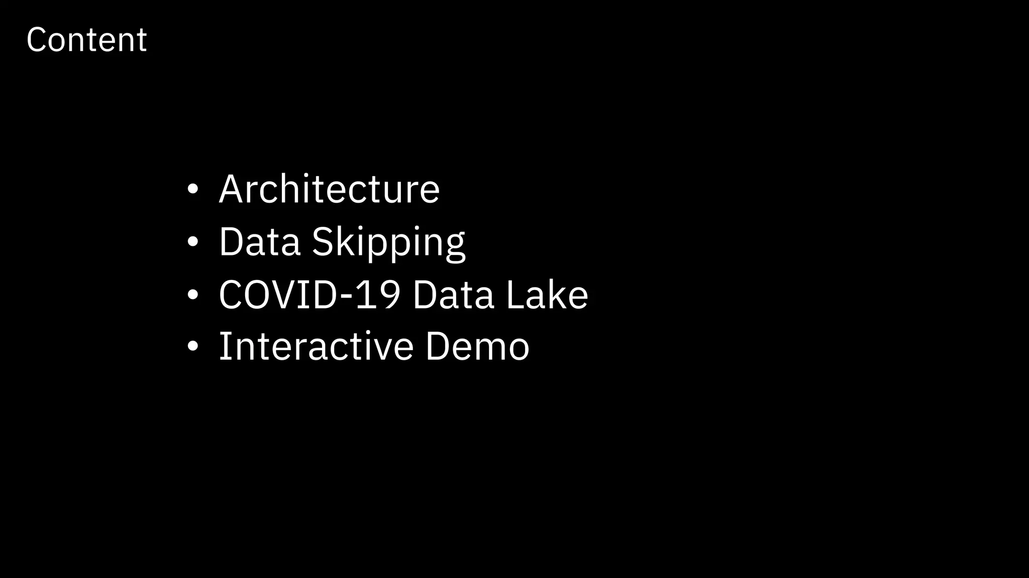IBM Cloud Day January 2021 Data Lake Deep Dive | PPT