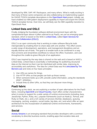 Ibm cloud open architecture | PDF