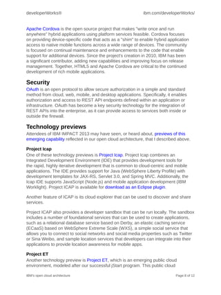 Ibm cloud open architecture | PDF