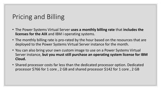 IBM Cloud PowerVS - AIX and IBM i on Cloud | PPT