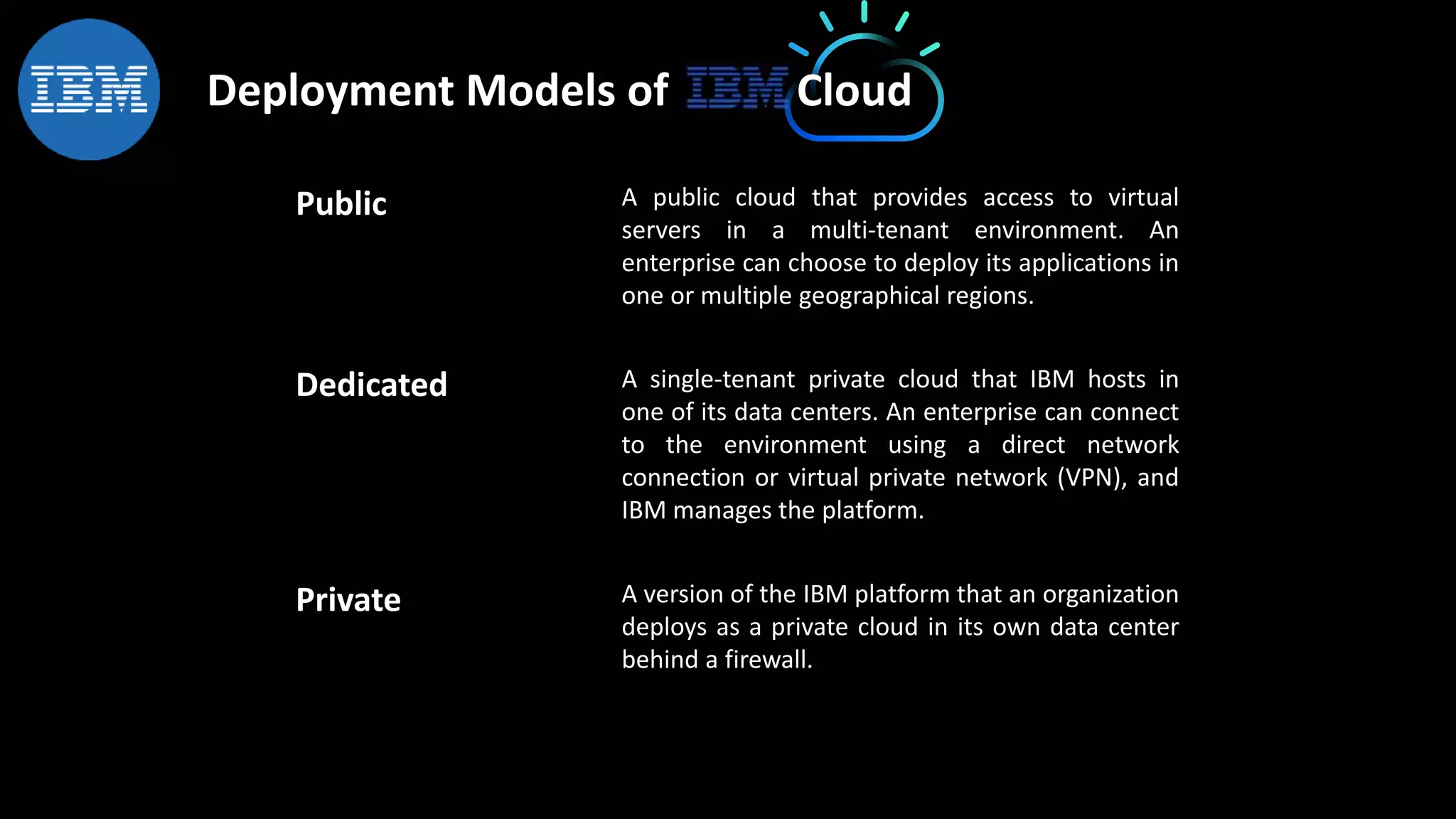 IBM Cloud Introduction | PPTX | Cloud Computing | Internet