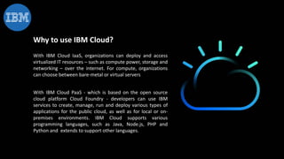 IBM Cloud Introduction | PPTX