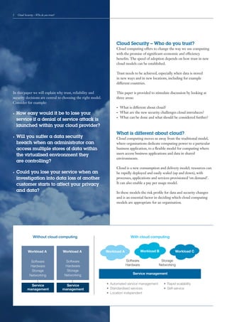 Ibm cloud security who do you trust thought leadership white paper-ibm | PDF | Cloud Computing ...