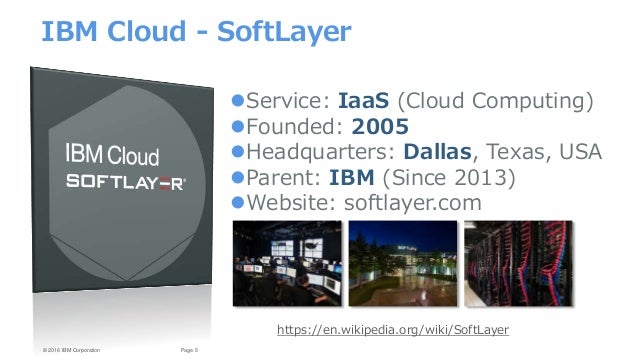 Ibm Cloud Softlayer Introduction And Hands On 2016