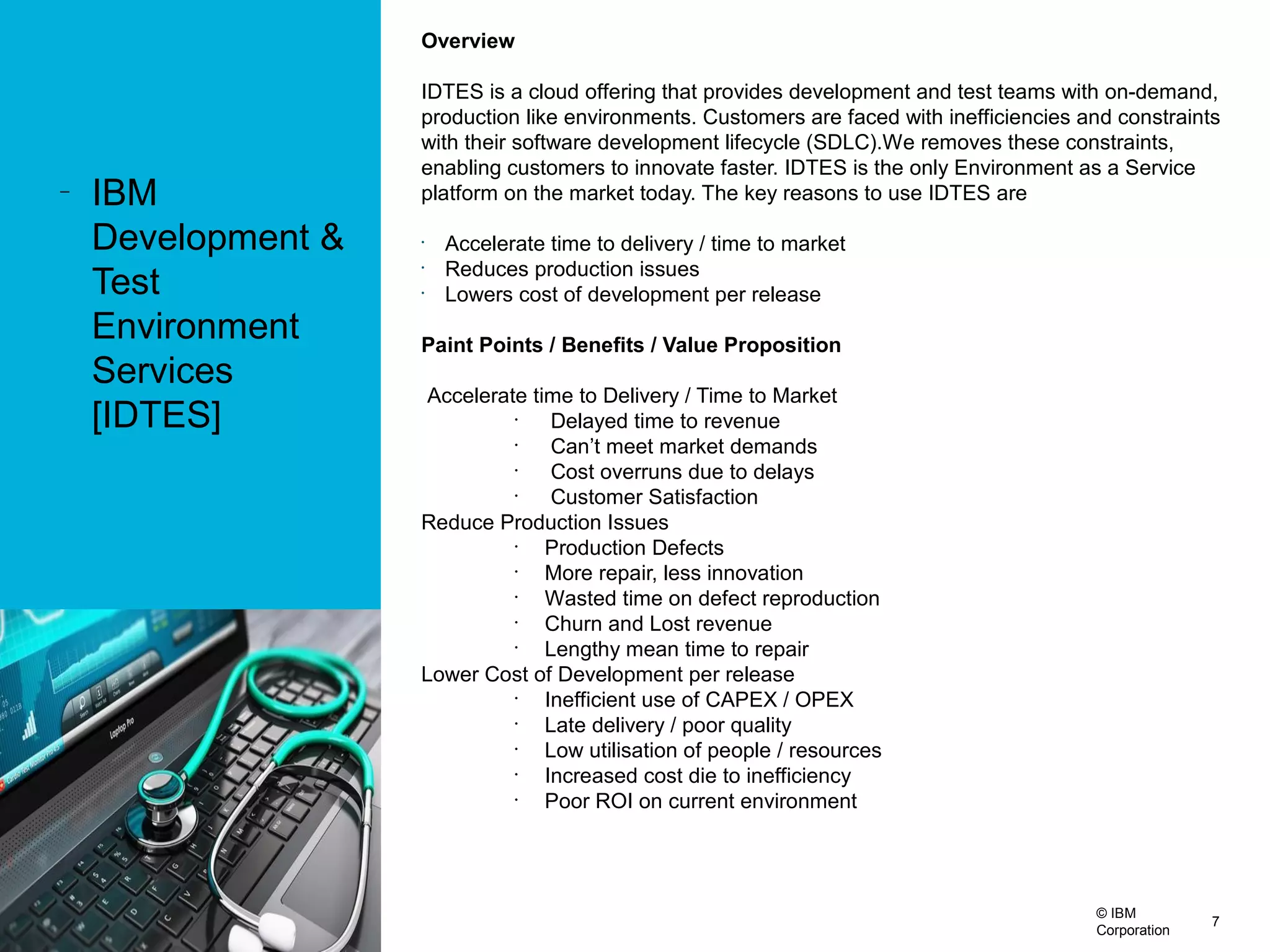 IBM Cloud Solutions Customer Deck | ODP | Cloud Computing | Internet