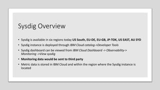NextGen IBM Cloud Monitoring and Logging | PPTX