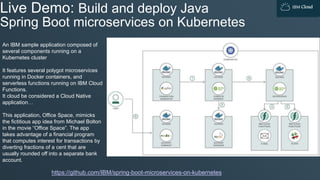 IBM Cloud UCC Talk, 8th December 2020 - Cloud Native, Microservices ...