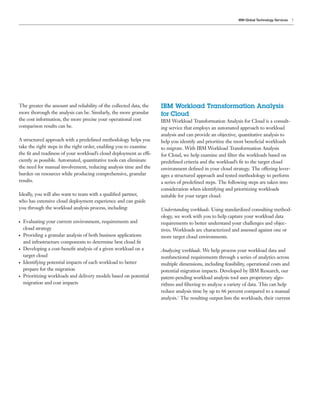 Ibm cloud wl aanalysis | PDF