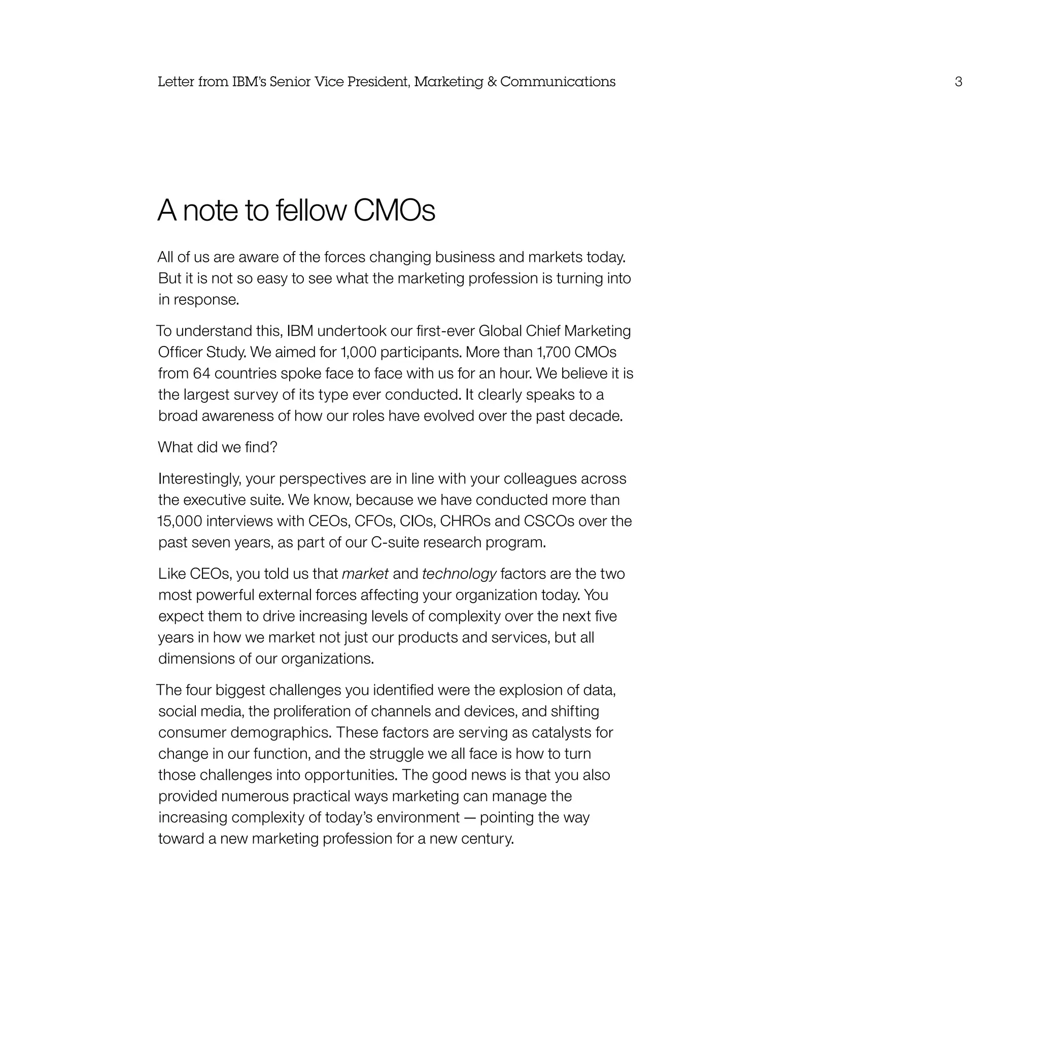 IBM CMOs C-Suite Studios | PDF