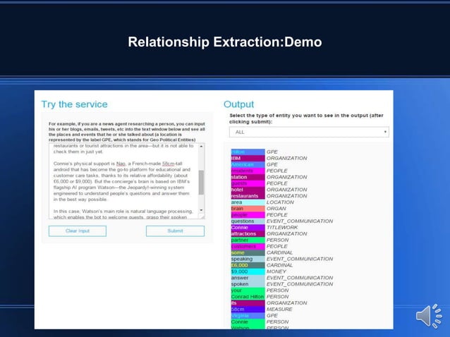 IBM cognitive service introduction | PPT