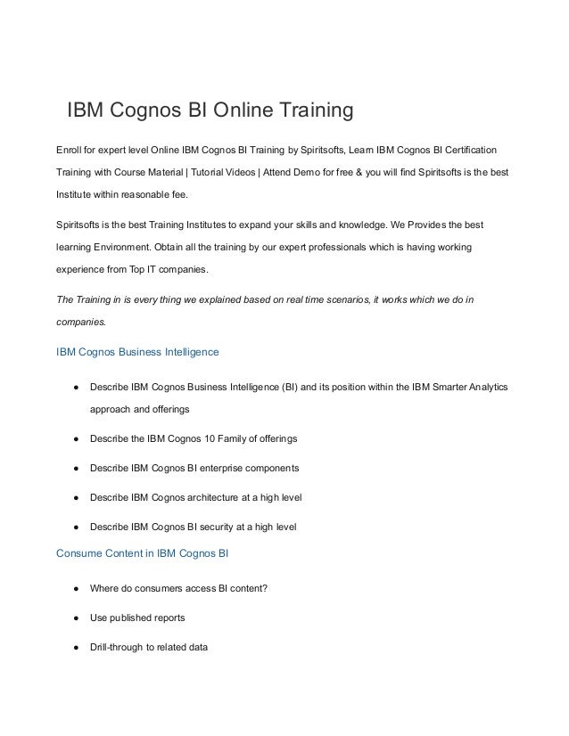 IBM Cognos BI Online Training.pdf