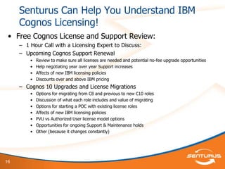 IBM Cognos Report Studio Version 10 Advanced Tips and Tricks | PPT