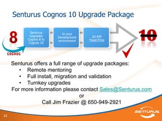 IBM Cognos Report Studio Version 10 Advanced Tips and Tricks | PPTX