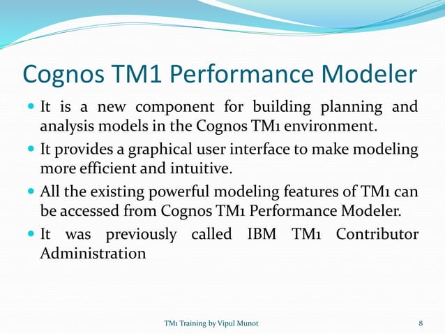 IBM Cognos TM1 | PPTX