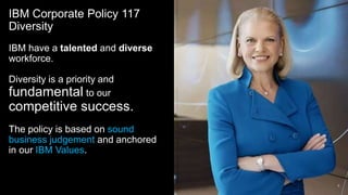 IBM Corporate Policy for Equality & Diversity | PPTX