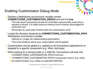 IBM Connections - Customizing and Extending | PPT