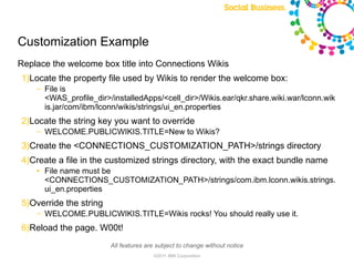 IBM Connections - Customizing and Extending | PPT